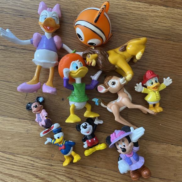 Disney | Toys | Disney Figure Lot Of Bundle Mickey Mouse Minnie Donald ...